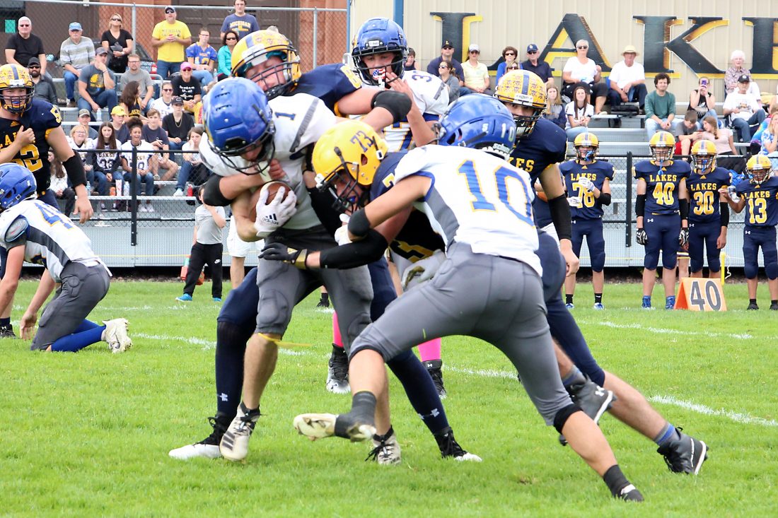 Prep football: Lakes hold off Stephenson for 34-30 win | News, Sports ...